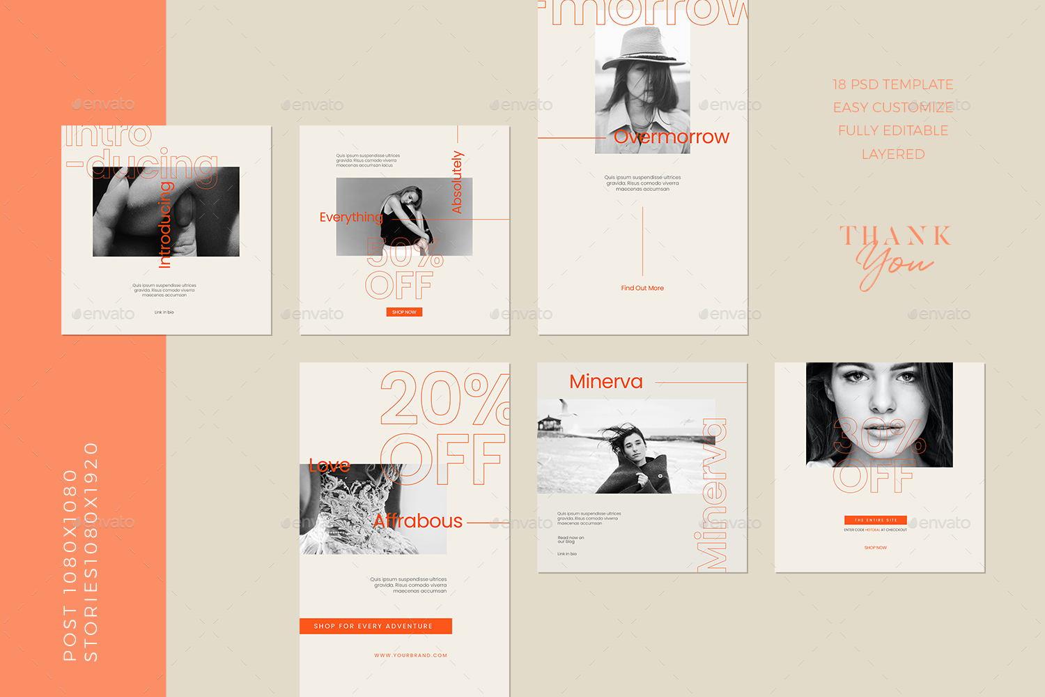 Evenfall Instagram Template, Web Elements | GraphicRiver